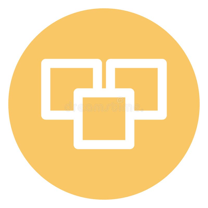 Copy Layers, Duplicate Bold Outline Vector Icon Which Can Easily ...