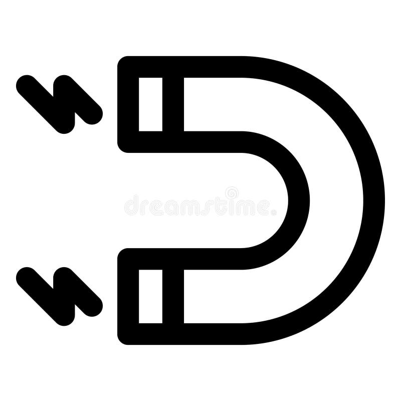 Attract, Attraction Bold Icon Which Can Easily Modify or Edit Stock ...