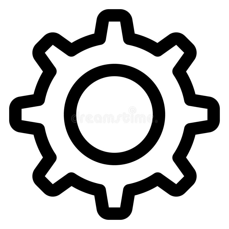 Cog, Configuration Bold Icon Which Can Easily Modify or Edit Stock ...