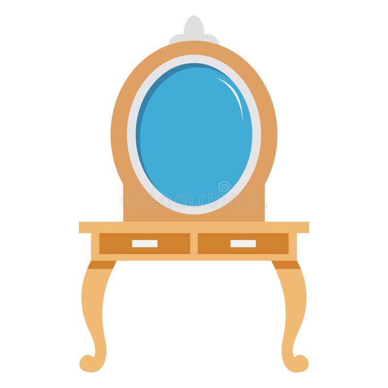 Vanity Table Color Vector Icon Which Can Easily Modify or Edit Stock ...