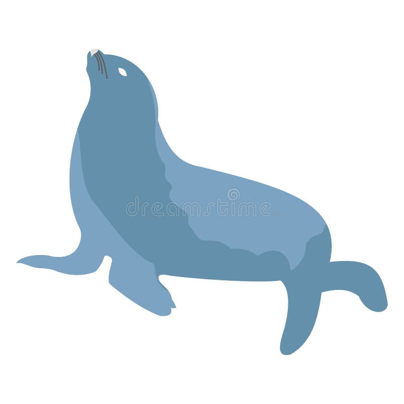 Animal, Common Seal Color Vector Icon Which Can Be Easily Modified or ...