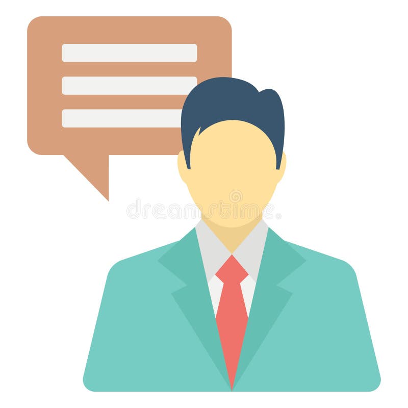 Chat, Chat Room Color Vector Icon Which Can Easily Modify or Edit Stock ...