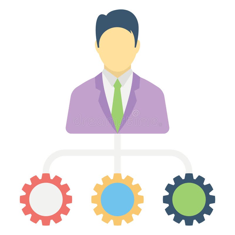 Corporation, Leader Color Vector Icon Which Can Easily Modify or Edit ...