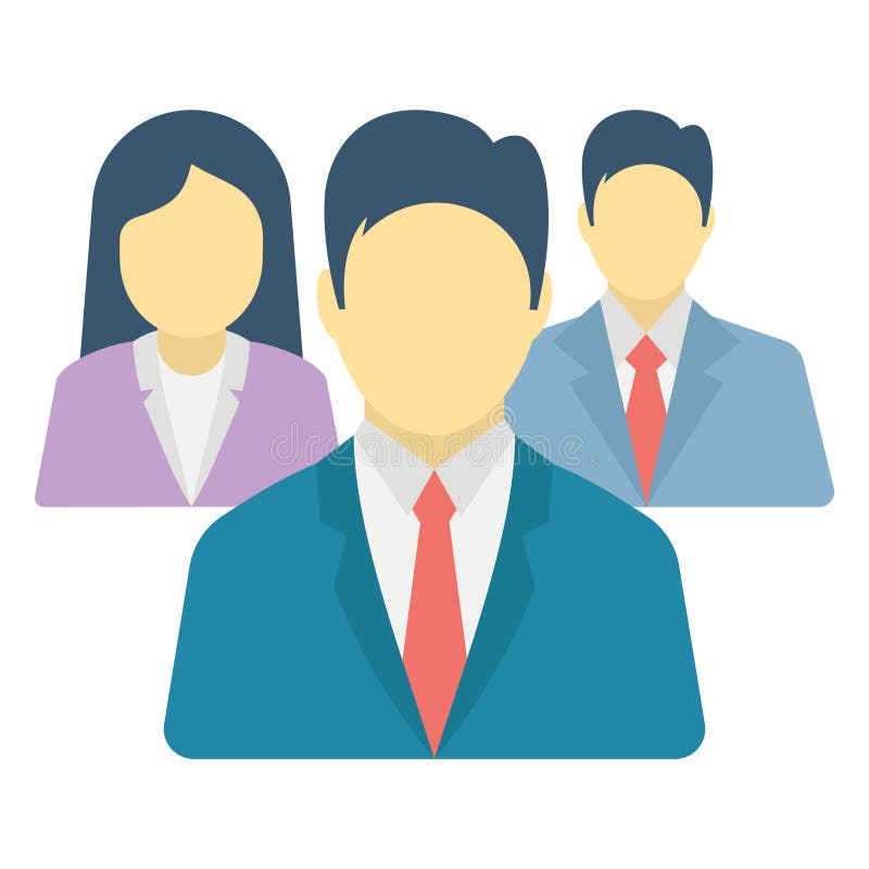 Business Group, Business Partners Color Vector Icon Which Can Easily ...