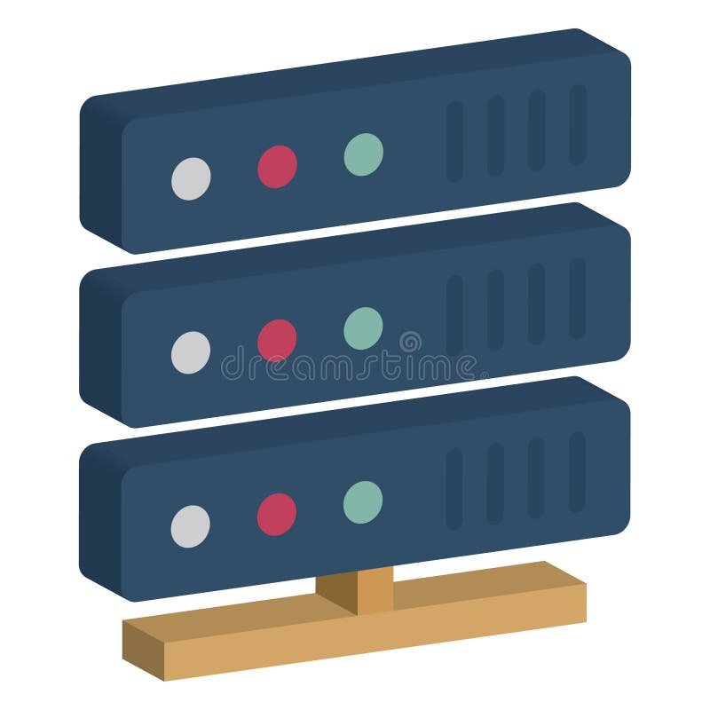 Database, Network Server Isolated Isolated Vector Icon Which Can Easily ...