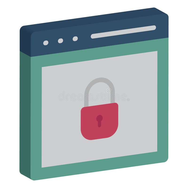 Browser Lock, Lock Isolated Isolated Vector Icon Which Can Easily ...