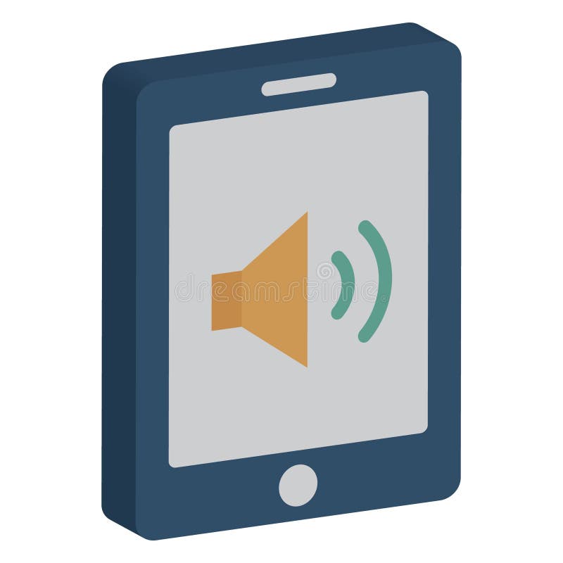 Mobile Tone, Mobile Volume Isolated Isolated Vector Icon Which Can ...