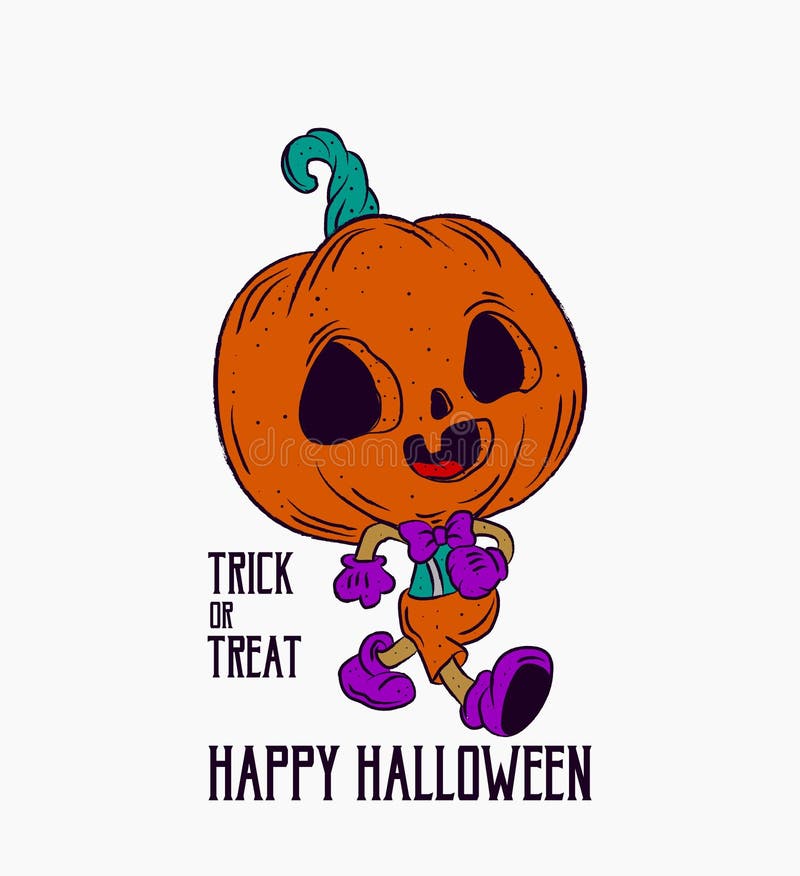 Halloween Day Vector Illustration Editable Stock Vector - Illustration ...