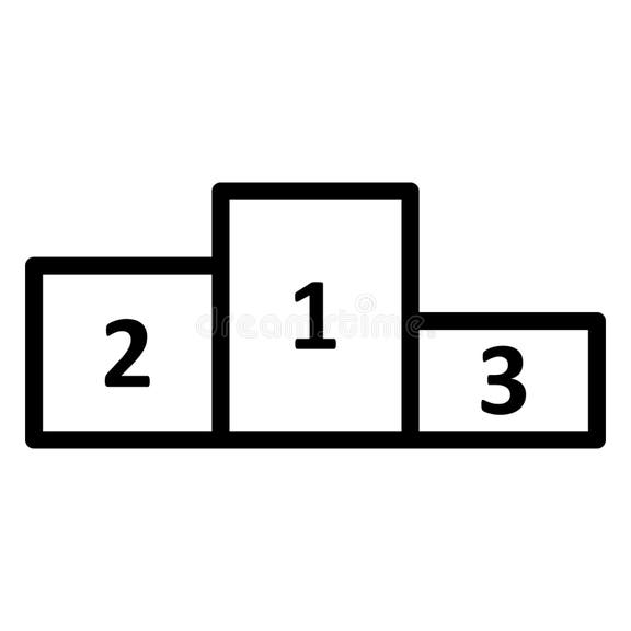 Grade, Podia Vector Icon Which Can Easily Modify Stock Vector ...