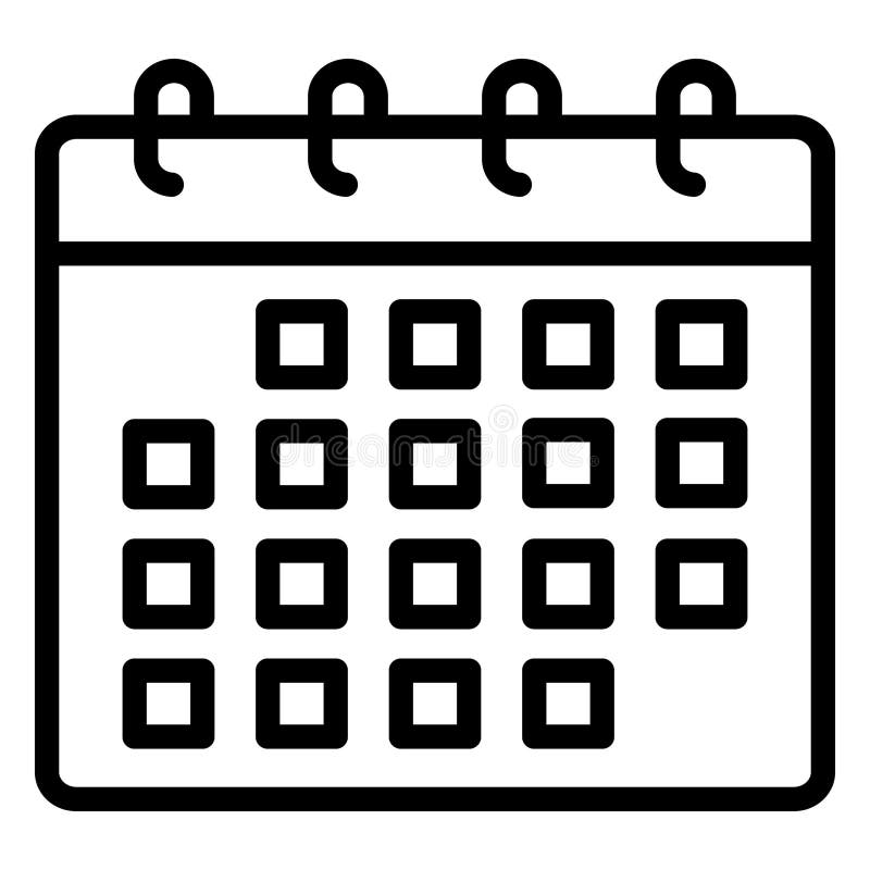 Calendar, Date Vector Icon Which Can Easily Modify Stock Vector ...