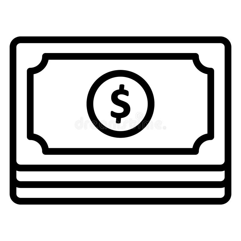 Banknote, Currency Note Vector Icon Which Can Easily Modify Stock ...