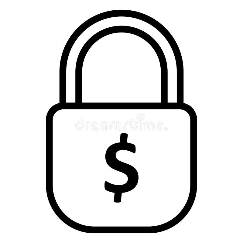 Lock, Payment Protection, Vector Icon Which Can Easily Modify Stock ...