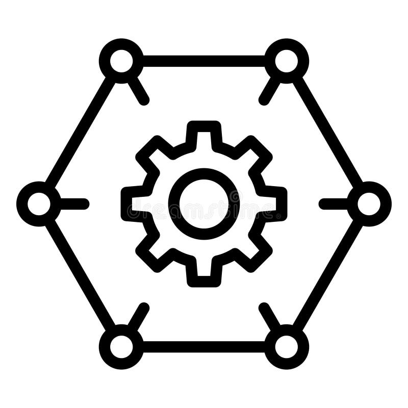 Cog, Implement Vector Icon Which Can Easily Modify or Edit Stock Vector ...