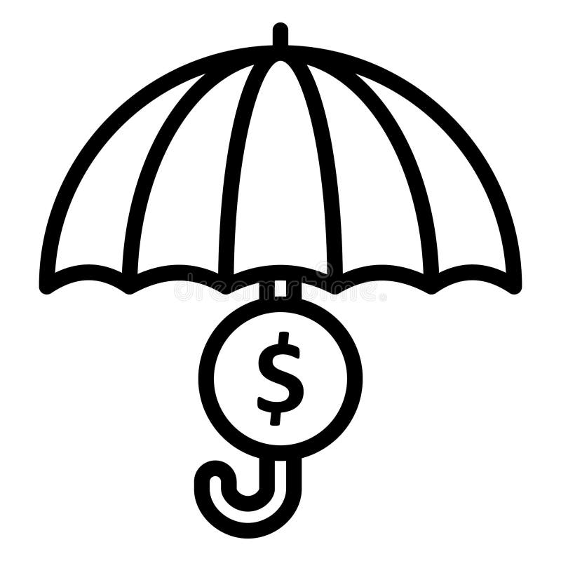 Dollar, Funds Protection Vector Icon Which Can Easily Modify or Edit ...