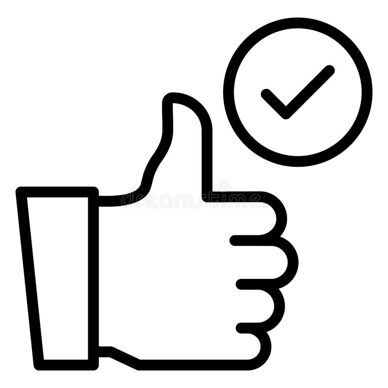 Acceptance, Approved Vector Icon Which Can Easily Modify or Edit Stock ...