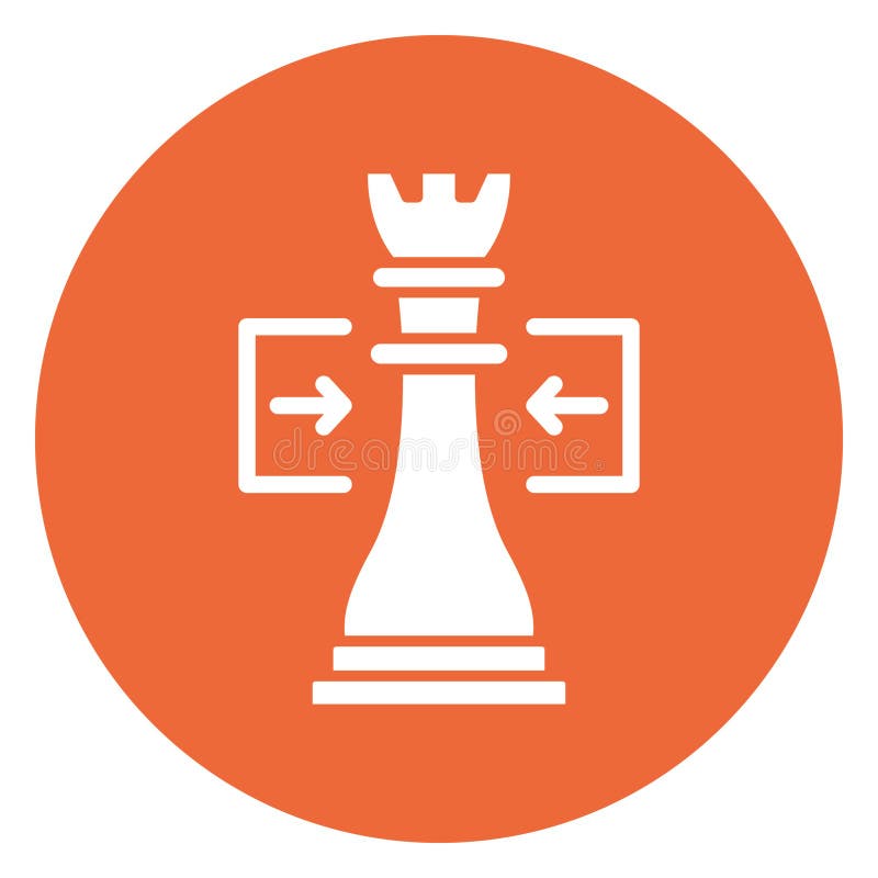 Check Rook, Chess Vector Icon Which Can Easily Modify Stock Vector ...