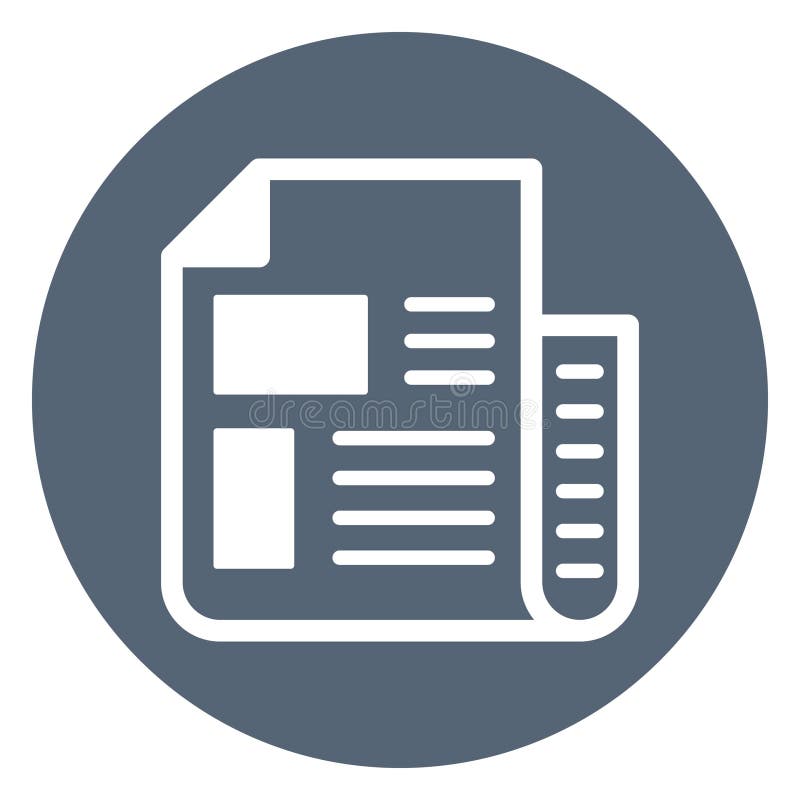 Documents, Documents Strategy Vector Icon Which Can Easily Modify Stock ...