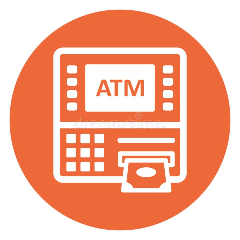 Atm, Atm Machine Vector Icon Which Can Easily Modify Stock Vector ...