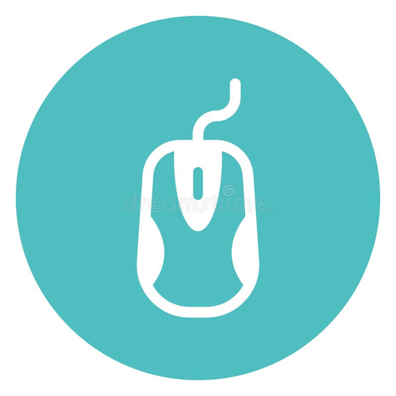 Computer Hardware, Computer Mouse Vector Icon Which Can Easily Modify ...