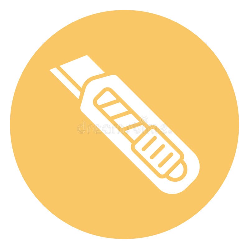 Box Cutter, Cutter Tool Vector Icon Which Can Easily Modify Stock ...