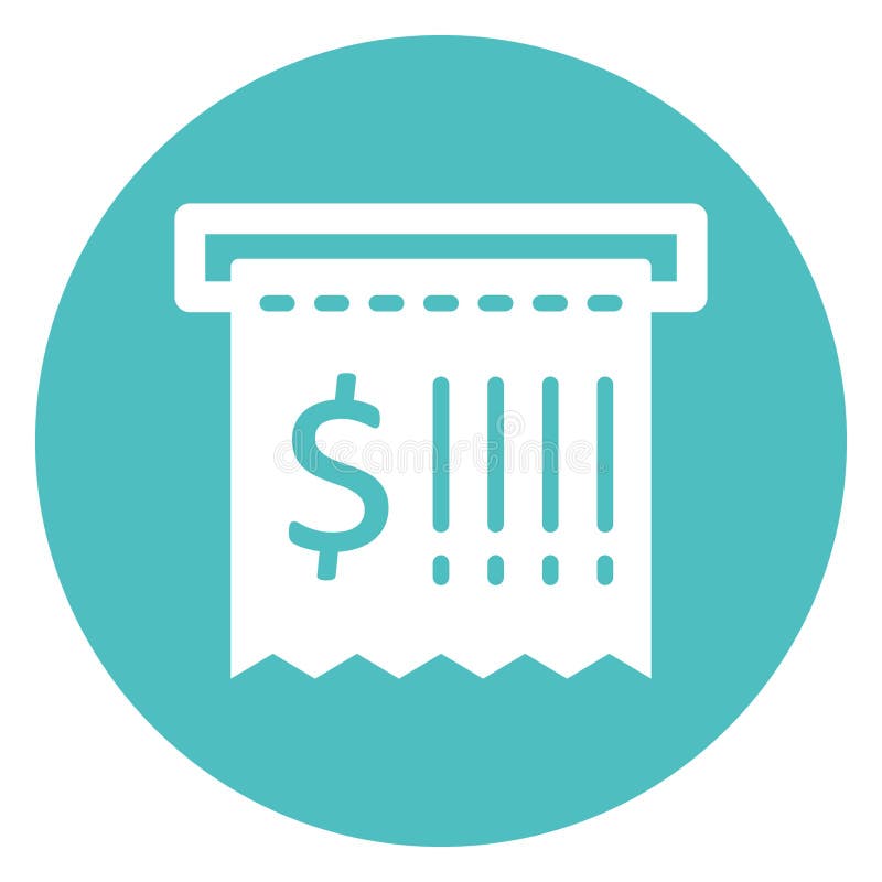 Banking, Bill Vector Icon Which Can Easily Modify Stock Vector ...