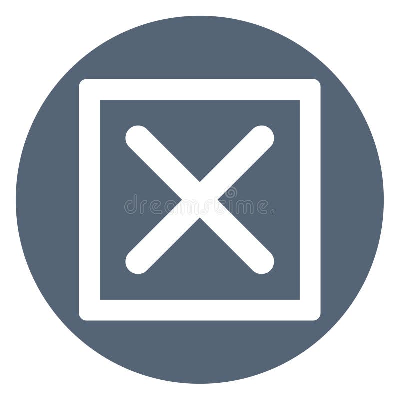 Cancel, Cross Vector Icon Which Can Easily Modify Stock Vector ...