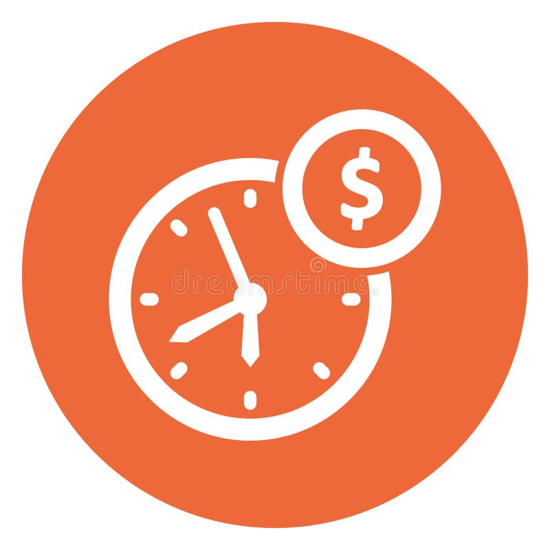 Chronometer, Money Time Vector Icon Which Can Easily Modify Stock ...