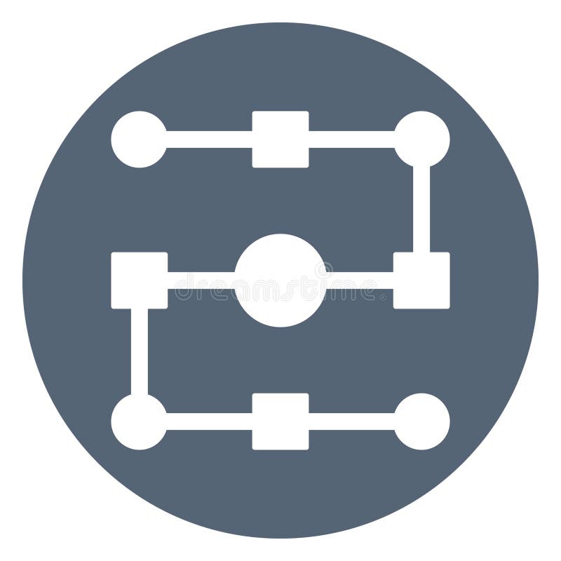 Flow Process, Iteration Vector Icon Which Can Easily Modify or Edit ...