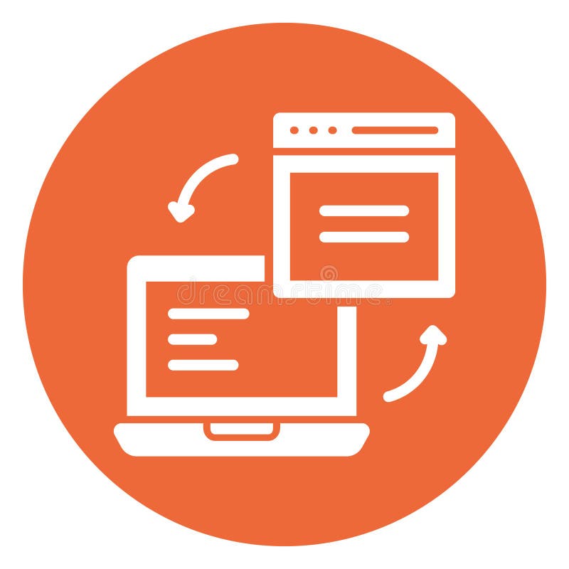 Data, Data Interchange Vector Icon Which Can Easily Modify or Edit ...