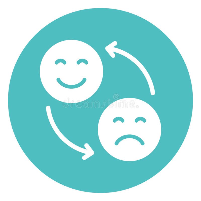 Behavior Patterns, Happiness Vector Icon Which Can Easily Modify or ...