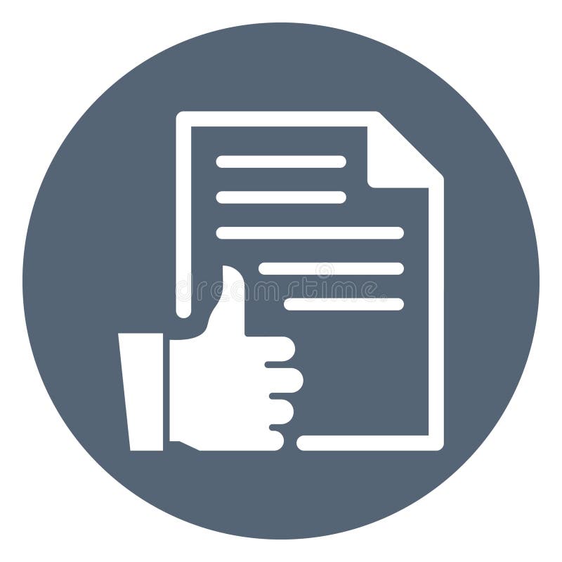 Approved, Business Report Vector Icon Which Can Easily Modify or Edit ...