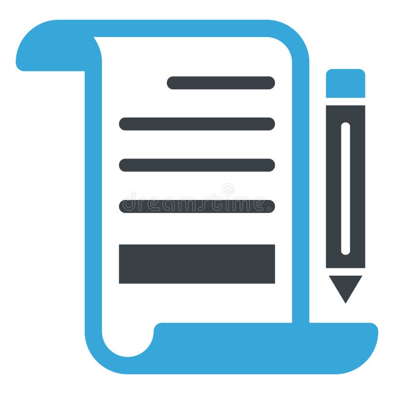 File, Notes Vector Icon Which Can Easily Modify Stock Vector ...