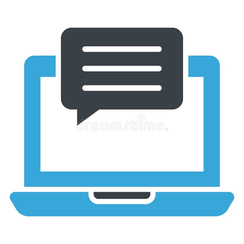 Chat Balloon, Chat Bubble Vector Icon Which Can Easily Modify Stock ...