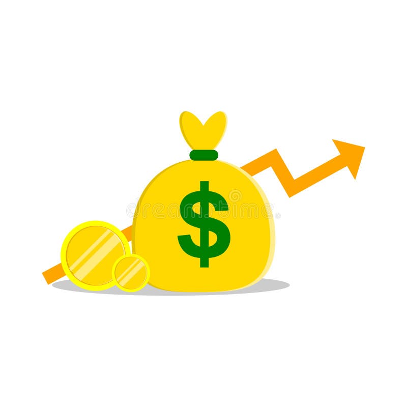 Increasing income stock illustration. Illustration of debt - 27012740