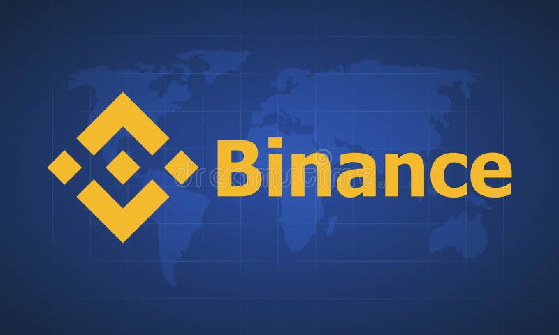 Binance. Virtual Electronic, Internet Money or Cryptocoin Editorial ...