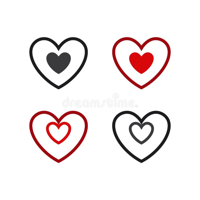 Heart Vector Icon. Heart Design. Colored Collection. Heart Concept ...