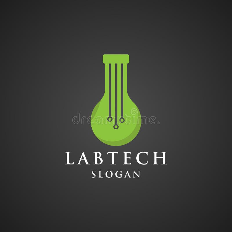 Tech Lab Logo Design Vector Stock Vector - Illustration of business ...
