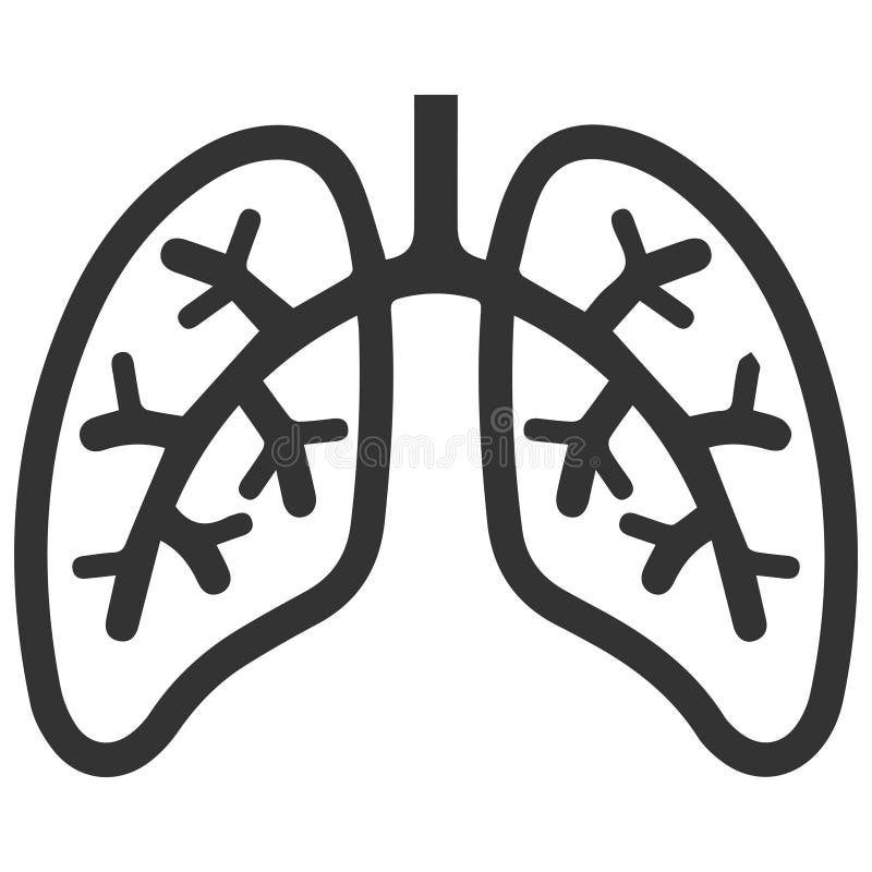 Lungs sign in vector file stock illustration. Illustration of breathe ...