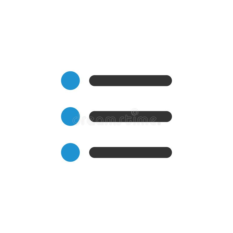 Menu Icon Single in Vector File Stock Illustration - Illustration of ...