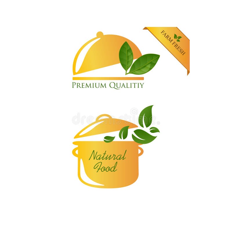 Food Premium Quality Sticker in Vector File Stock Illustration ...
