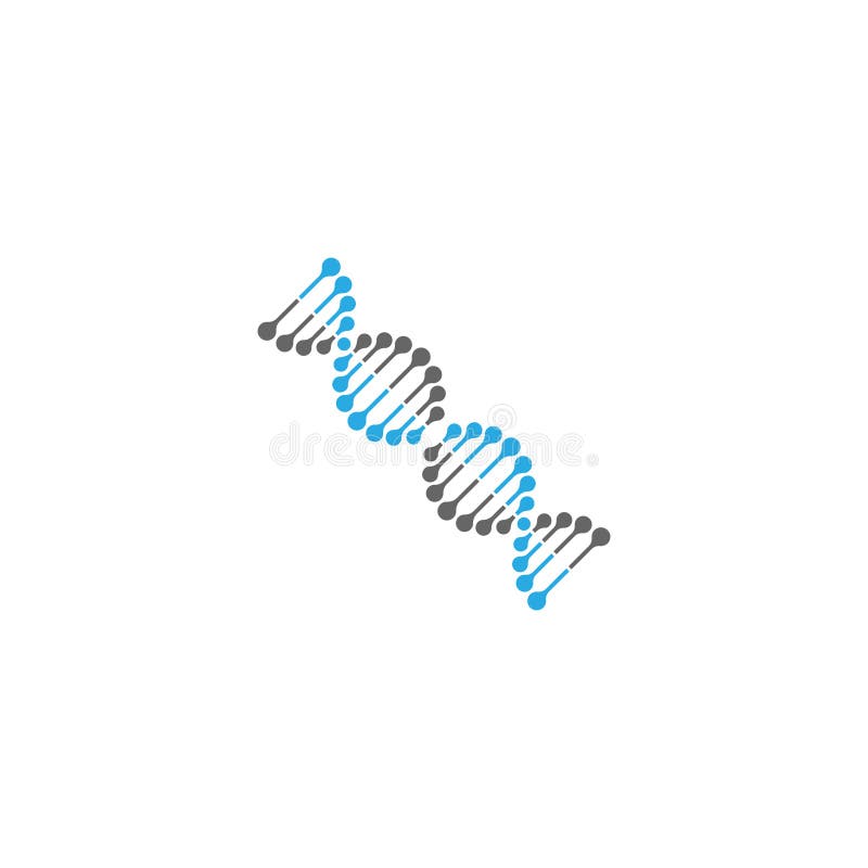 DNA Helix Icon, with a Simple Modern Look Stock Illustration ...