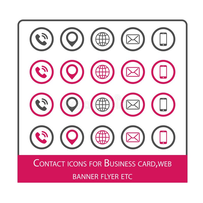 Basic Icons Contact Us Stock Illustrations – 47 Basic Icons Contact Us ...