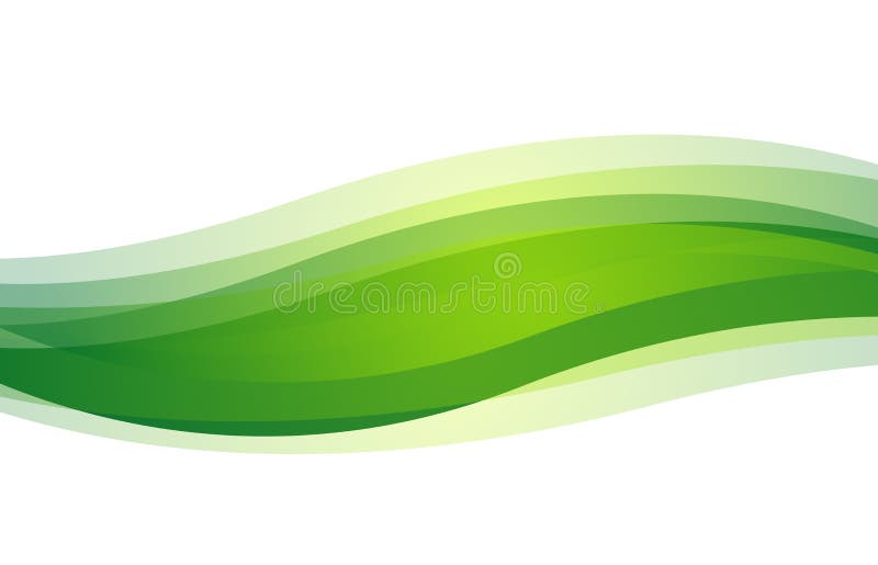 Abstract Green Wave Background Vector Green Tone Abstract Decorative ...