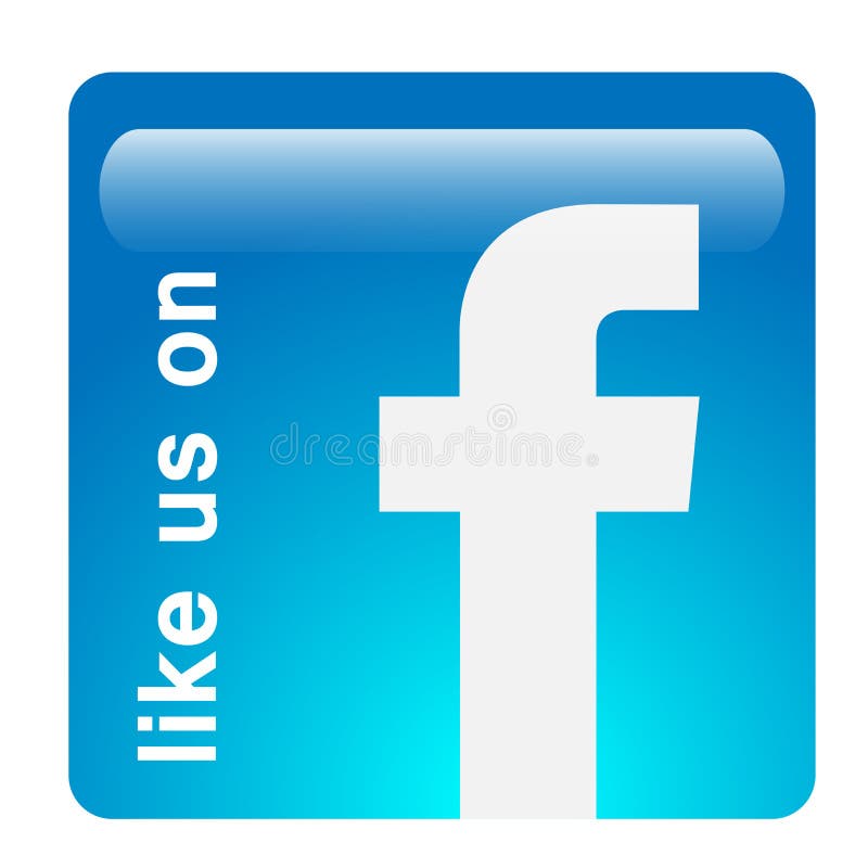 Like Us on Facebook Banner in Illustrations Logo Icon for Web Editorial ...