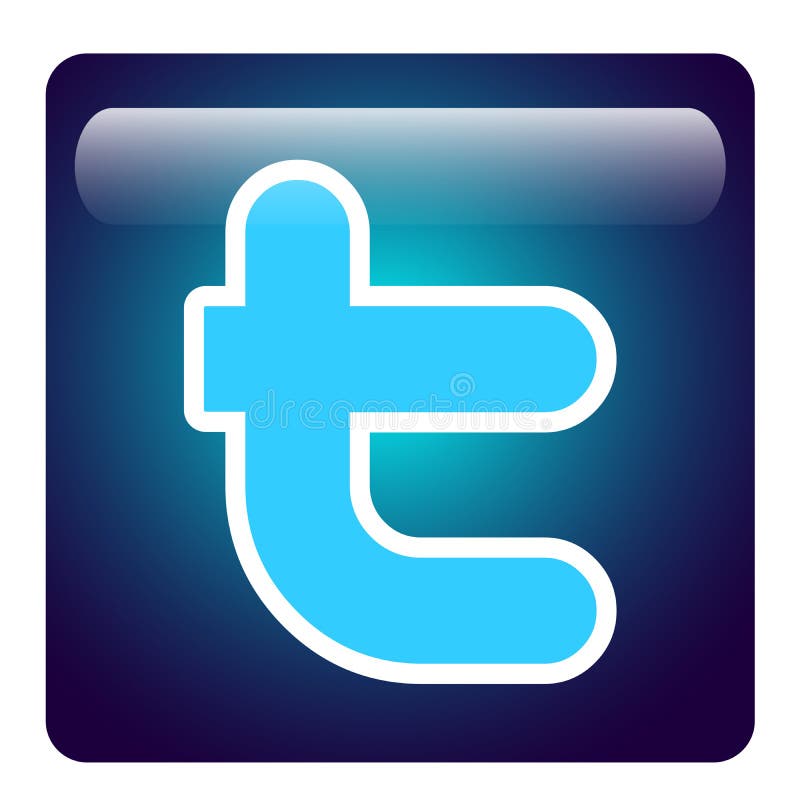 Twitter Logo Icon Letter T Vector Element on White Background Editorial ...