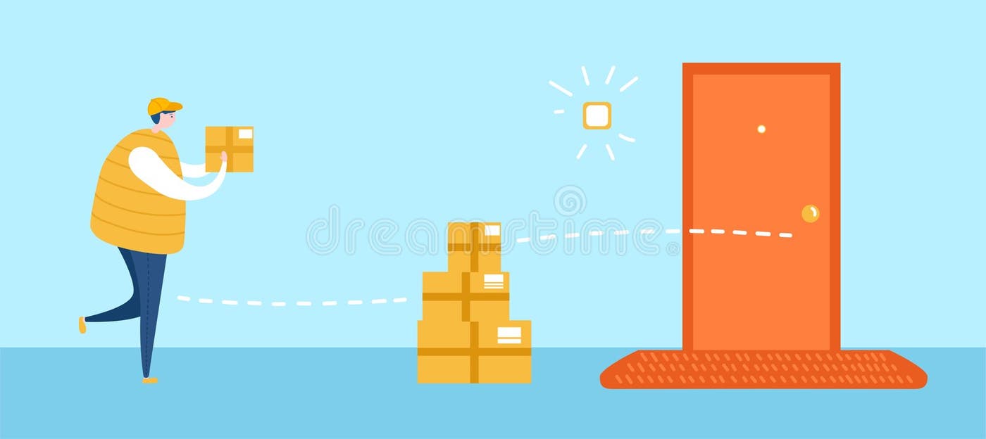 Drop Off Package Stock Illustrations – 151 Drop Off Package Stock ...