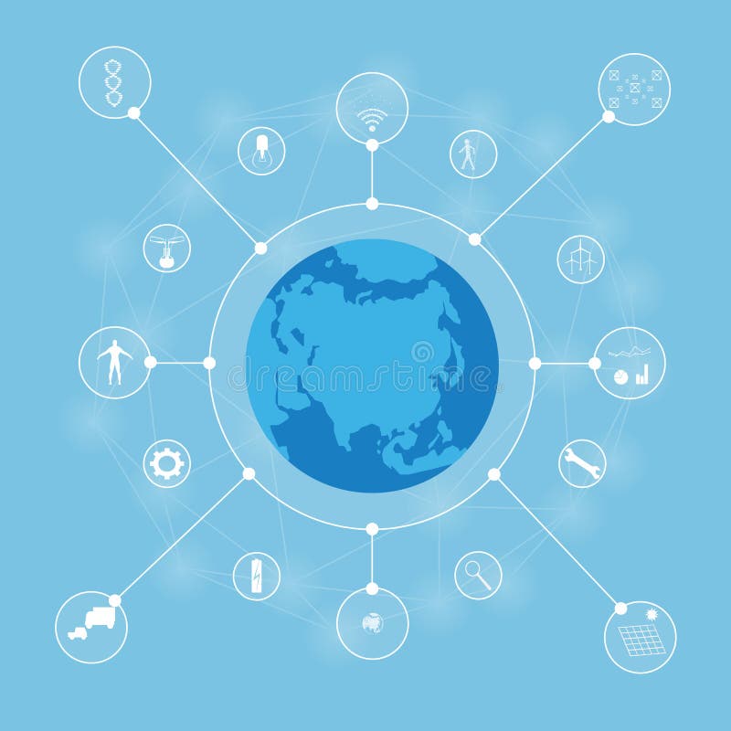 Global infographics stock illustration. Illustration of element - 182265304