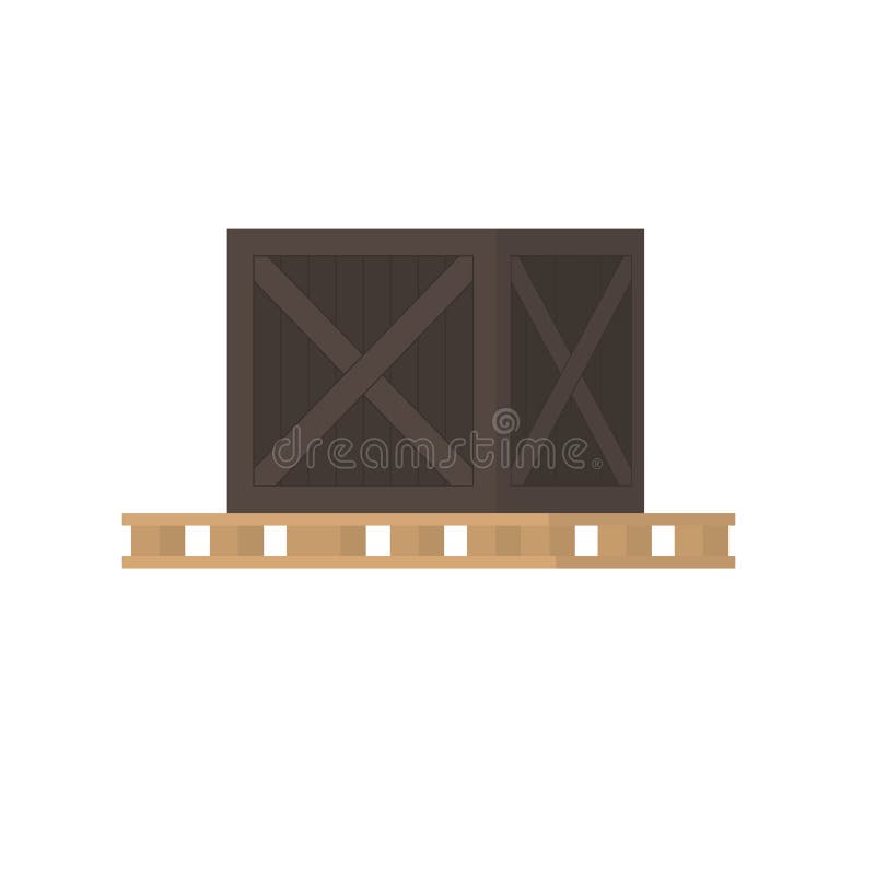 Pallet. Pallet with Boxes, Vector Illustration Stock Vector ...