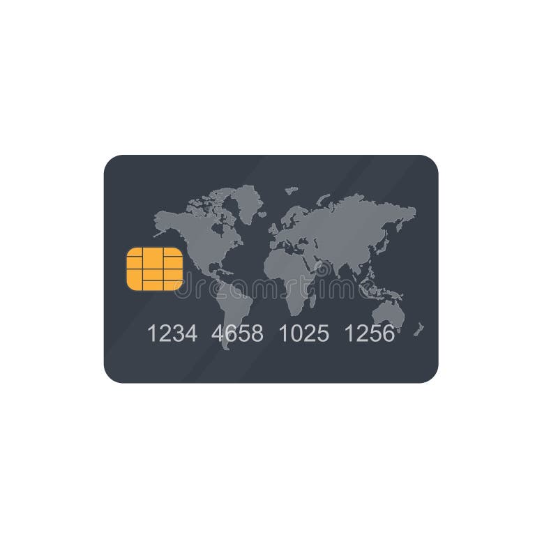 Bank Card. Credit Card Design, Vector Illustration. Bank Card Stock ...
