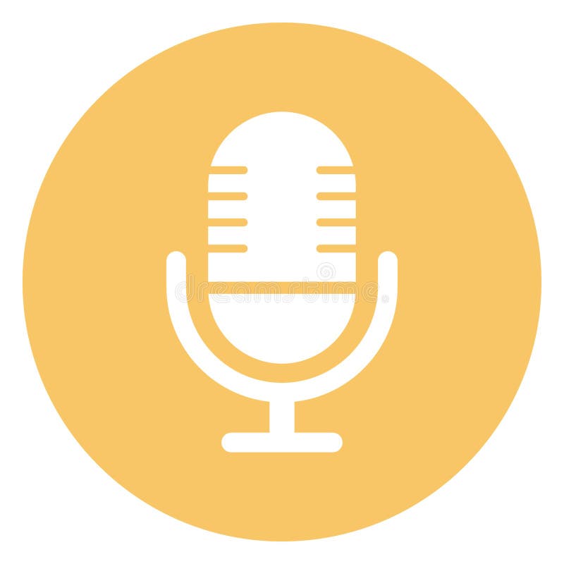 Electronic Mic, Input Device Line Style Vector Icon Which Can Easily ...